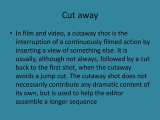 4 techniques in camera work | PPTX
