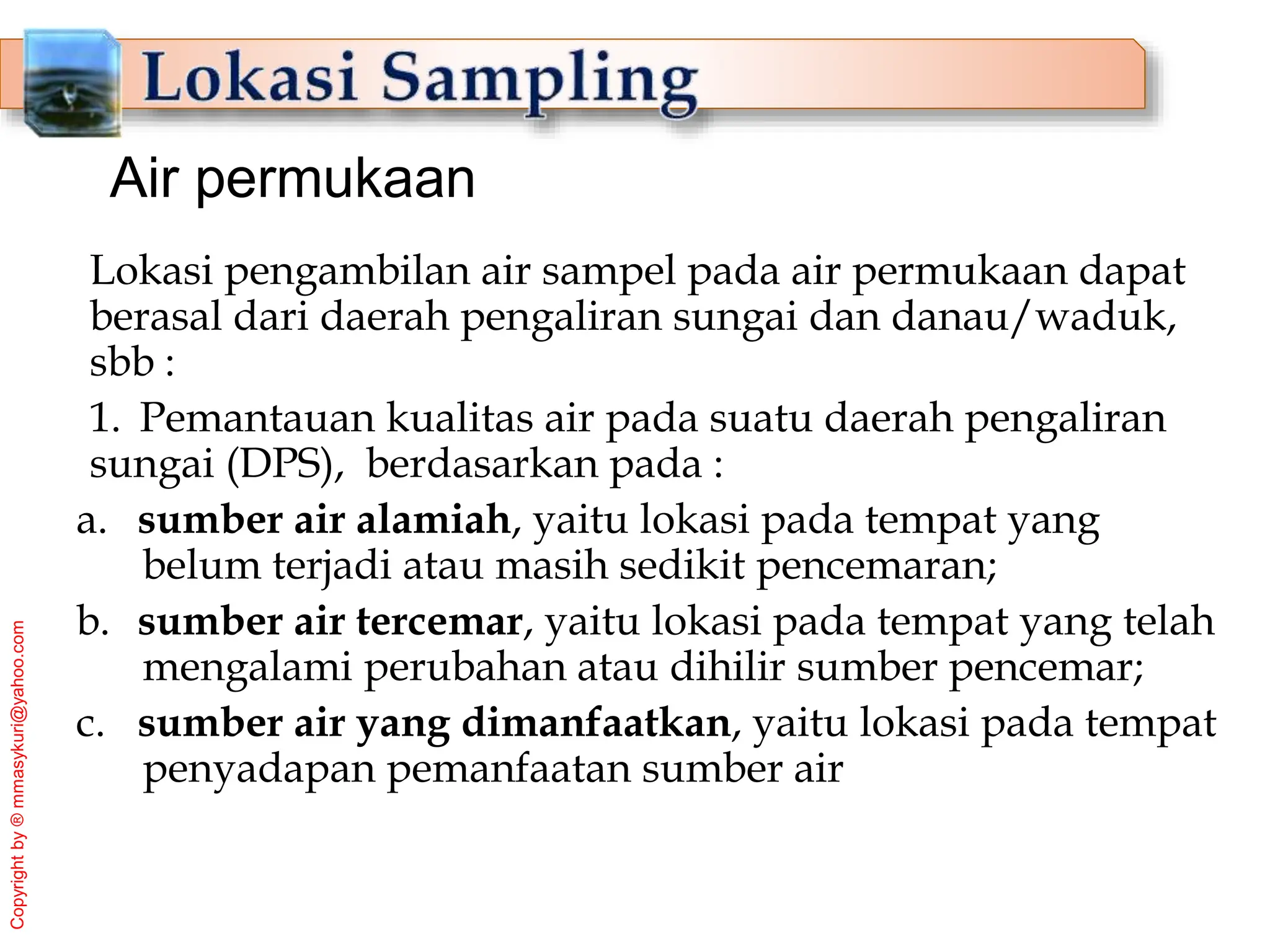 4_Teknik Sampling Air_(Water Sampling).pptx