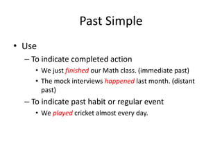 Tenses - English Grammar | PPSX