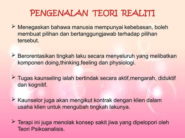 Powerpoint Choice Teori Realiti Terapi.pptx
