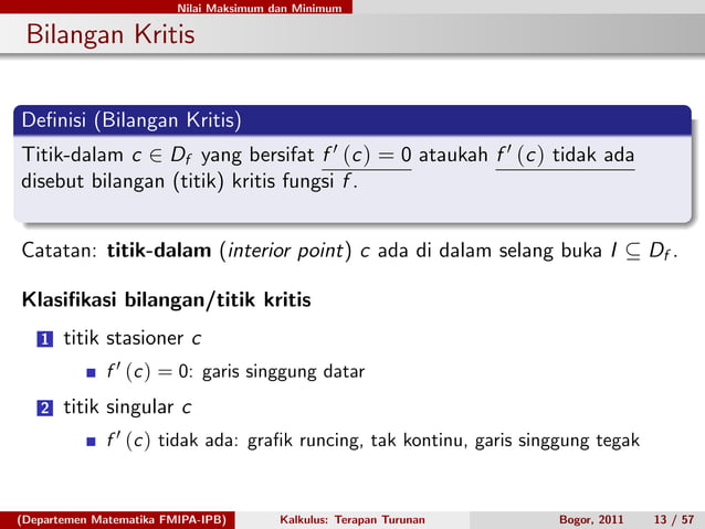 terapan turunan | PPT