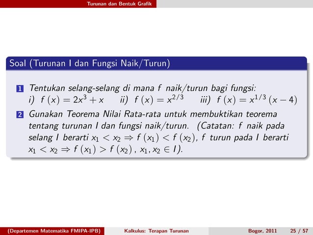 terapan turunan | PPT