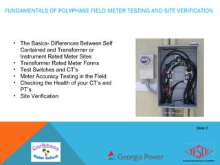 Fundamentals of Transformer Rated Field Meter Testing and Site ...
