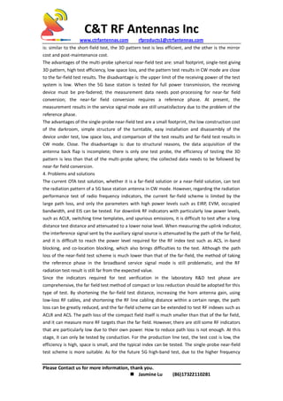4 test methods for 5 g base station antenna ota - C&T RF Antennas Inc | PDF