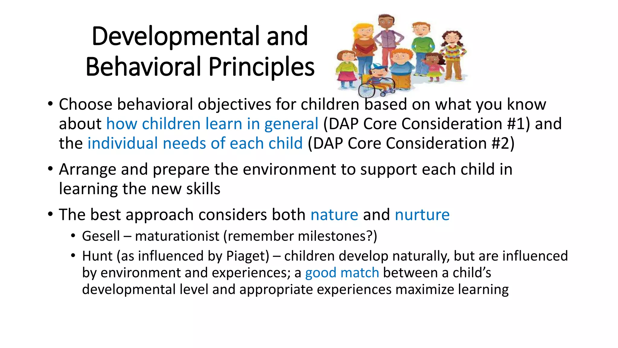 The developmental behavioral approach - chapter 12 | PPTX