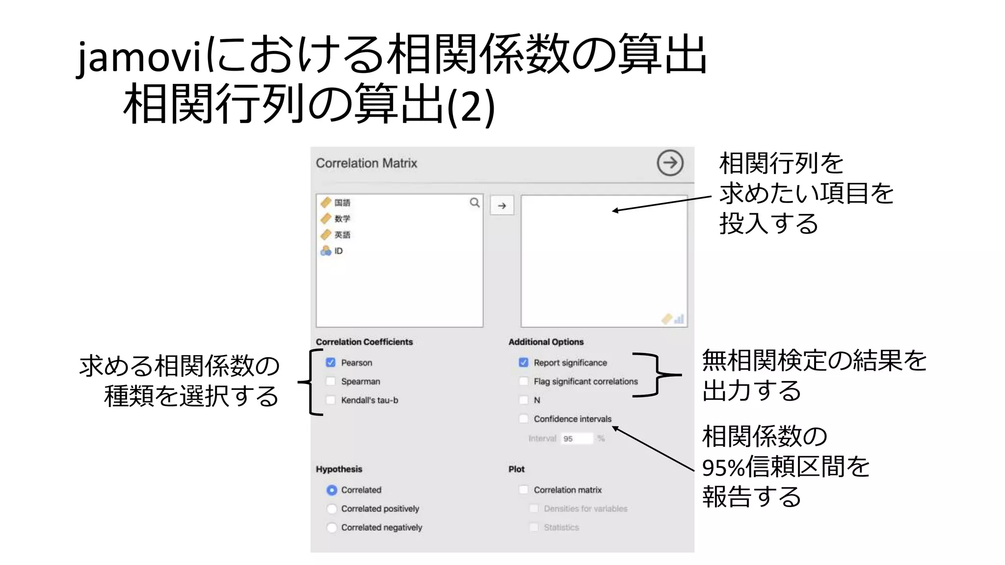 jamoviによるデータ分析(4)：相関と回帰 | PPTX