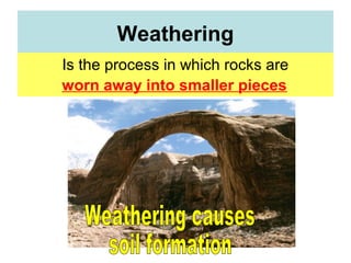 Weathering, Erosion & Deposition | PPT