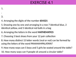 Permutation Grade 10 Mathematics 4th Quarter | PPTX