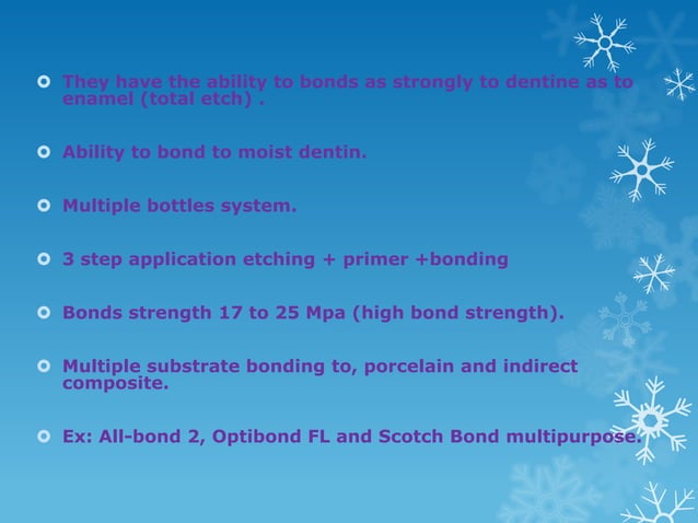 4th 5th 6th generation of bonding agents | PPTX | Dental Health ...