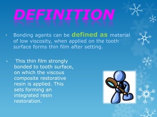 4th 5th 6th generation of bonding agents | PPTX