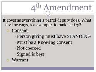 4th Amendment Examples