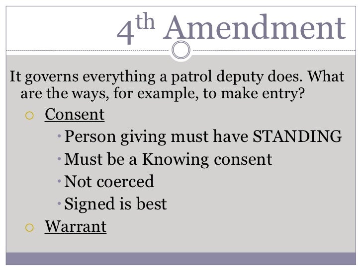 4th amendment