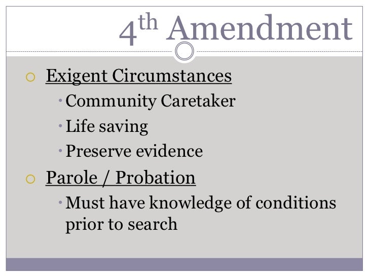 4th amendment