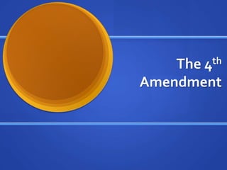 4th amendment | PPT