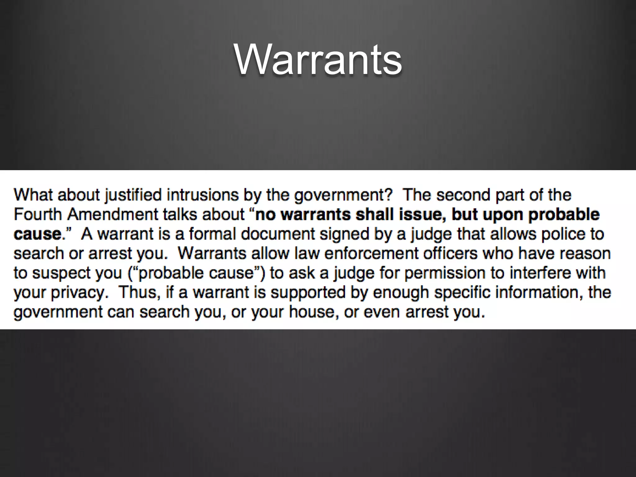 4th amendment | PPT