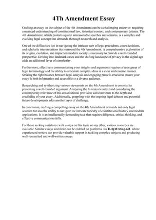 4Th Amendment Essay.pdf