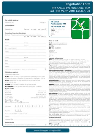 4th Annual Pharmaceutical Plm (2010) Ta | PDF | Business Expos ...