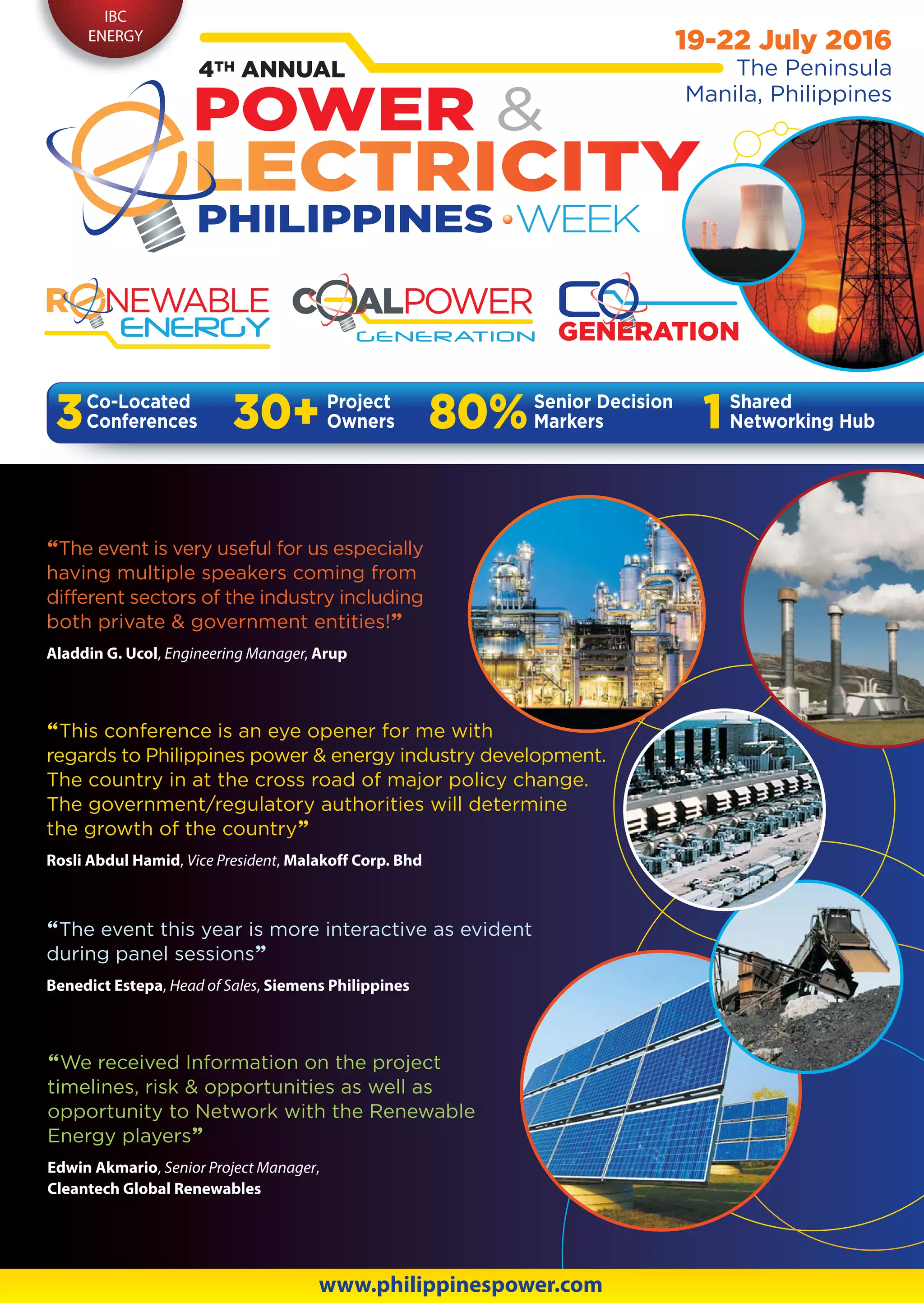 4th Annual Power & Electricity Philippines Week | PDF