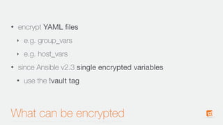 Managing sensitive data with Ansible vault | PPT