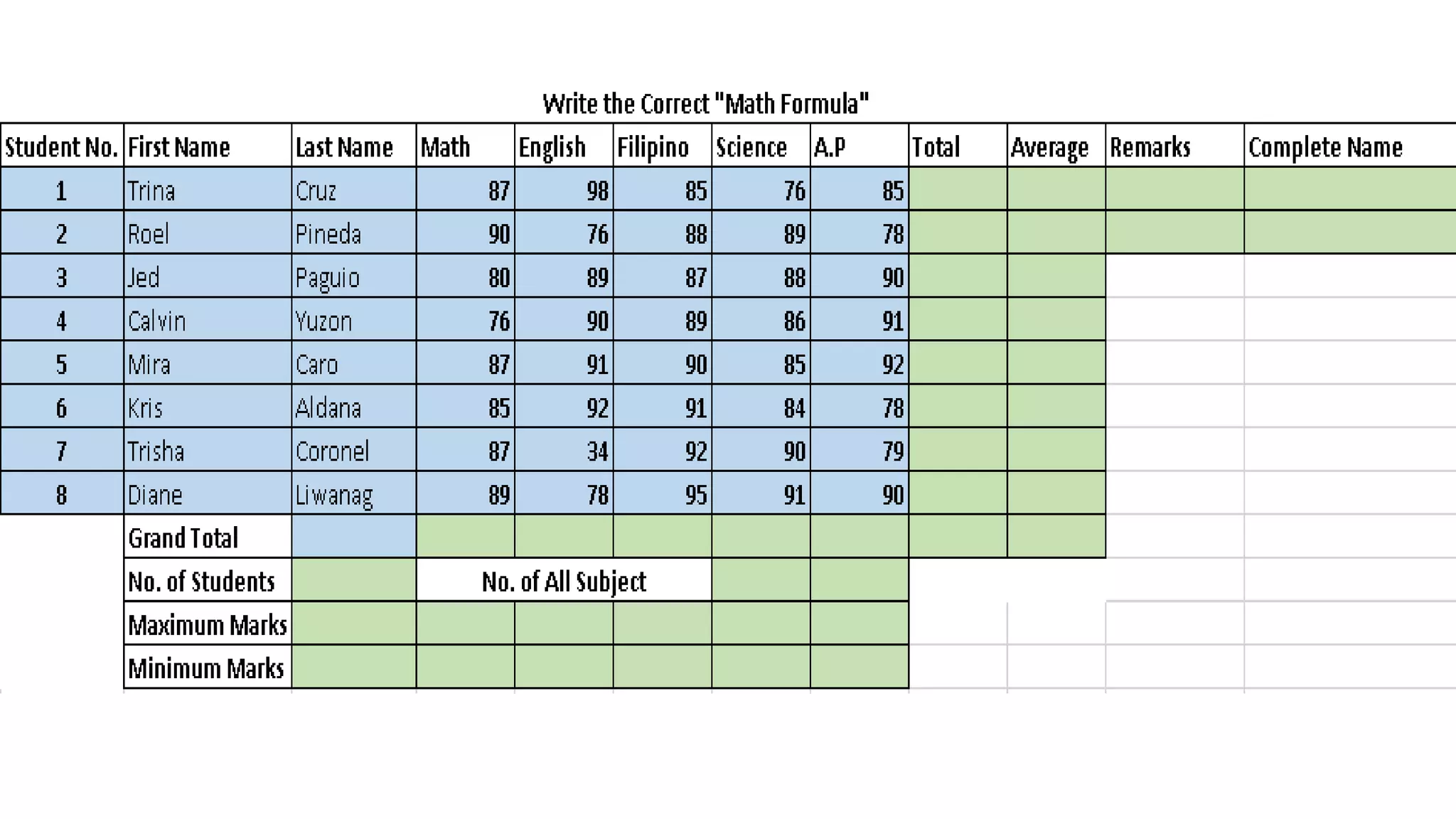 4th basic math operations activity | PPTX