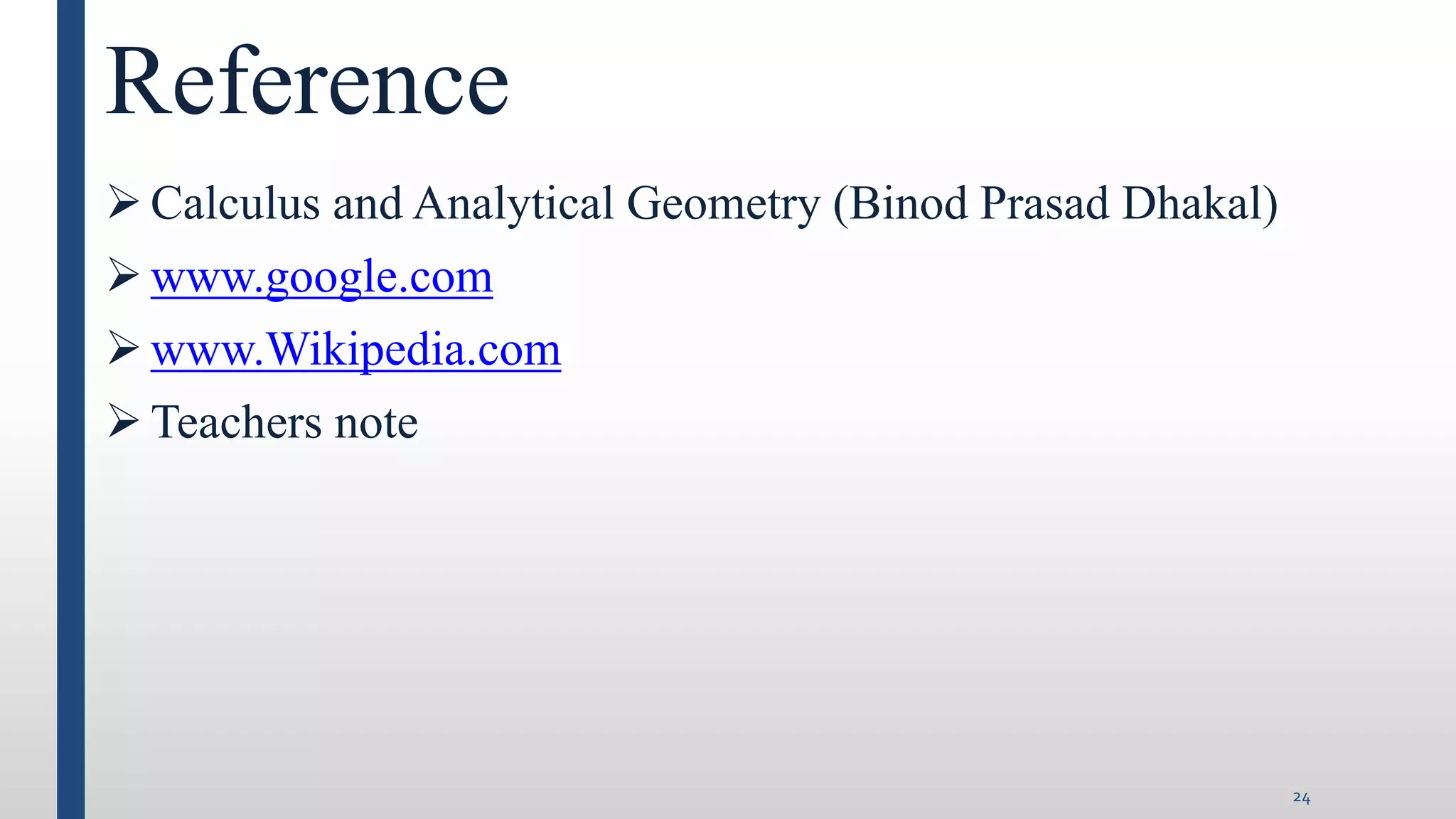 Calculus- Basics | PPTX