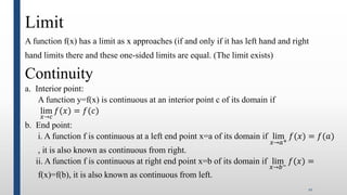 Calculus- Basics | PPTX