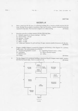 4th semester Civil Engineering (2013-June) Question Papers | PDF