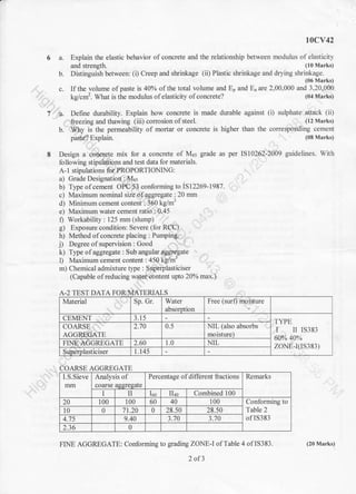 4th semester Civil Engineering (2013-June) Question Papers | PDF