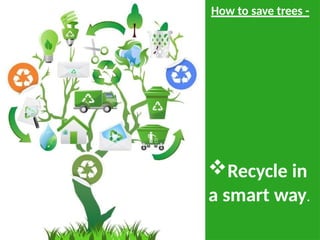 save trees PowerPoint Templates to promote environmental awareness and ...