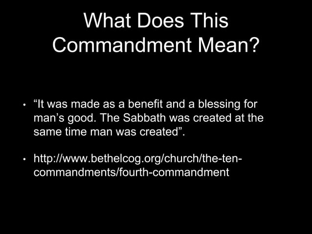 4th commandment | PPT