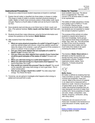 4th cscope sci_matter_matters | PDF