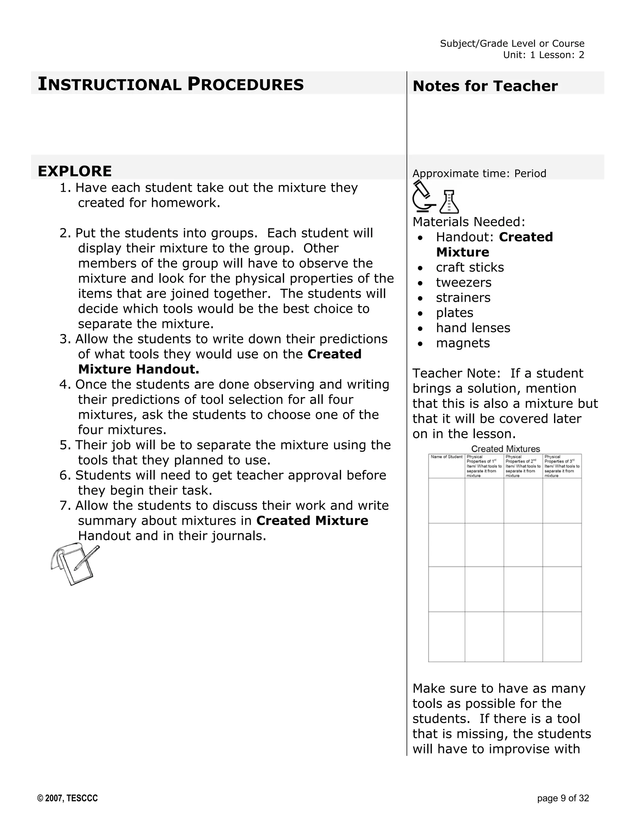 4th cscope sci_mixtures_and_solutions | PDF