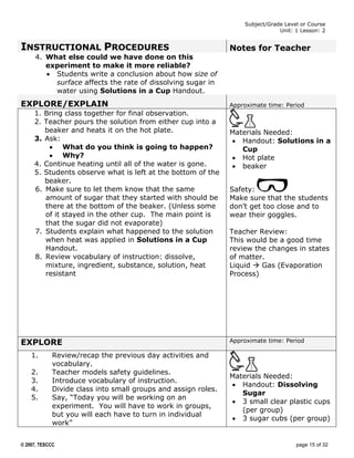 4th cscope sci_mixtures_and_solutions | PDF