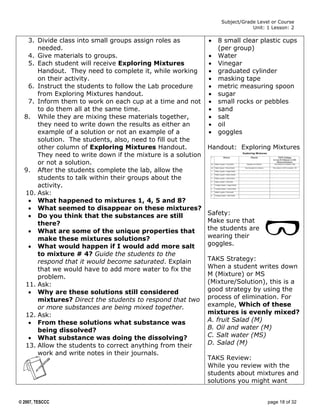 4th cscope sci_mixtures_and_solutions | PDF