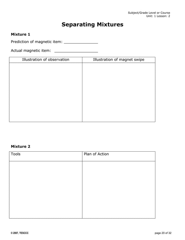 4th cscope sci_mixtures_and_solutions | PDF | Chemistry | Science