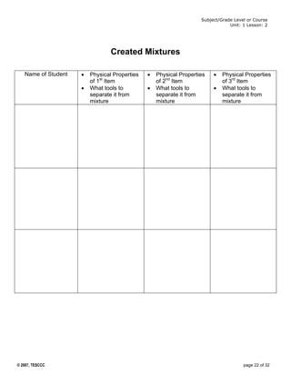 4th cscope sci_mixtures_and_solutions | PDF