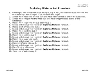 4th cscope sci_mixtures_and_solutions | PDF