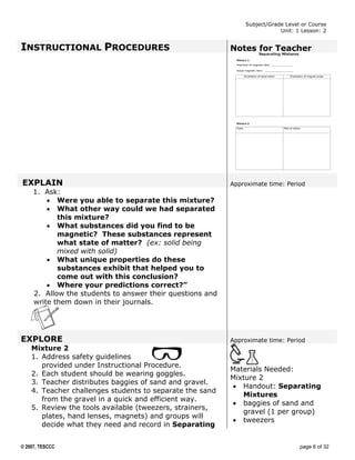 4th cscope sci_mixtures_and_solutions | PDF