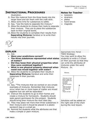 4th cscope sci_mixtures_and_solutions | PDF