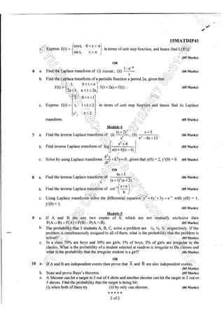 4th semester VTU Civil Engineering CBCS scheme till jan 2018 | PDF