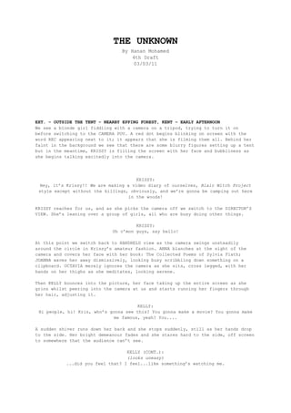 4th draft script | PDF