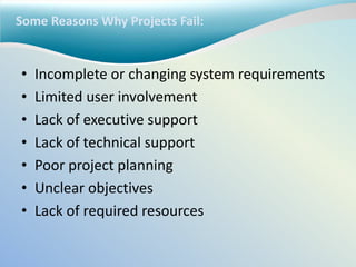 4 the analyst as a project manager | PPT