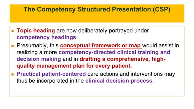 Competency-based Medical Education Curriculum | PPTX