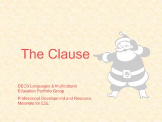 clauses material presentation slides group 1 | PPT