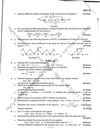 4th ec & te question papers dec 2013 | PDF