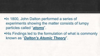 Discovery of the structure of the Atom | PPTX