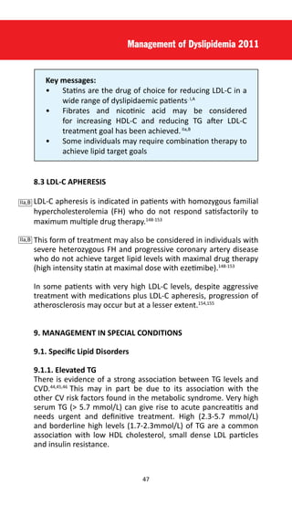 4th edition of clinical practice guidelines management of dyslilidemia ...