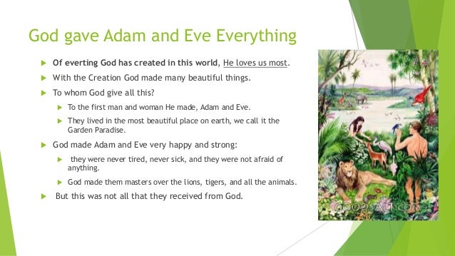 4 the fall of man, original sin