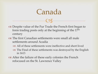 4) the french in canada | PPT