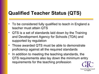 The General Teaching Council of England | PPT